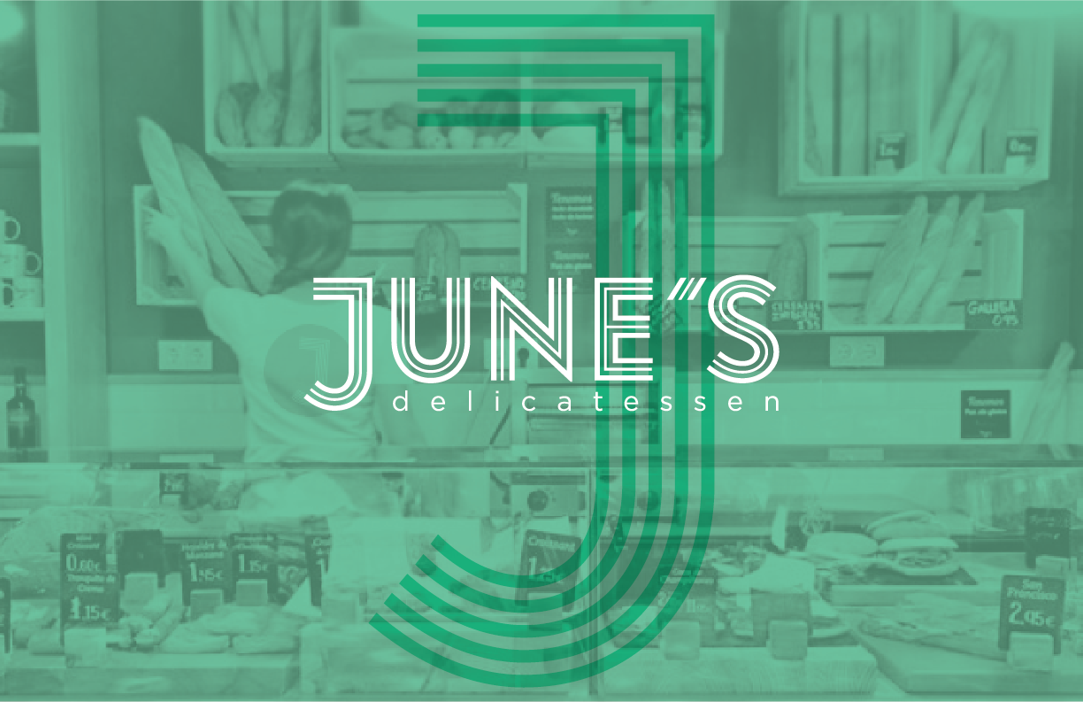 Darren Tonn | June’s Delicatessen: Logo & Identity System